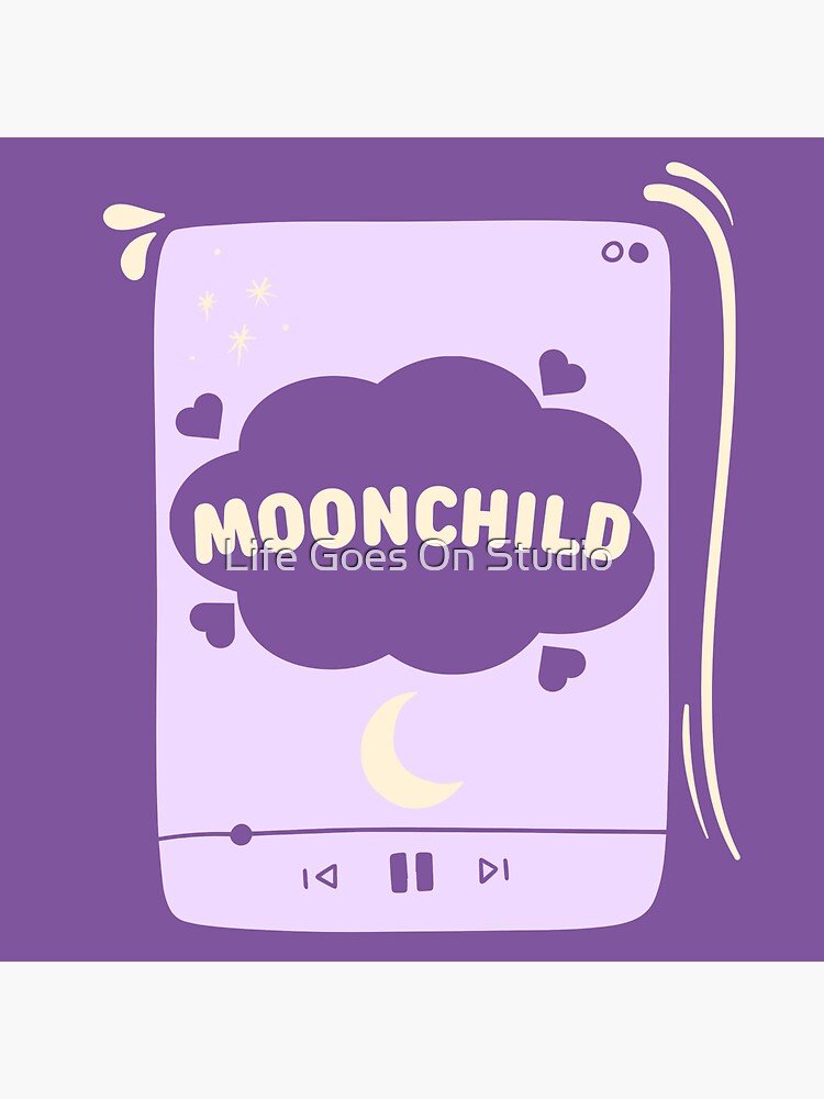 "Moonchild RM BTS" Sticker for Sale by vitoriamenezes | Redbubble