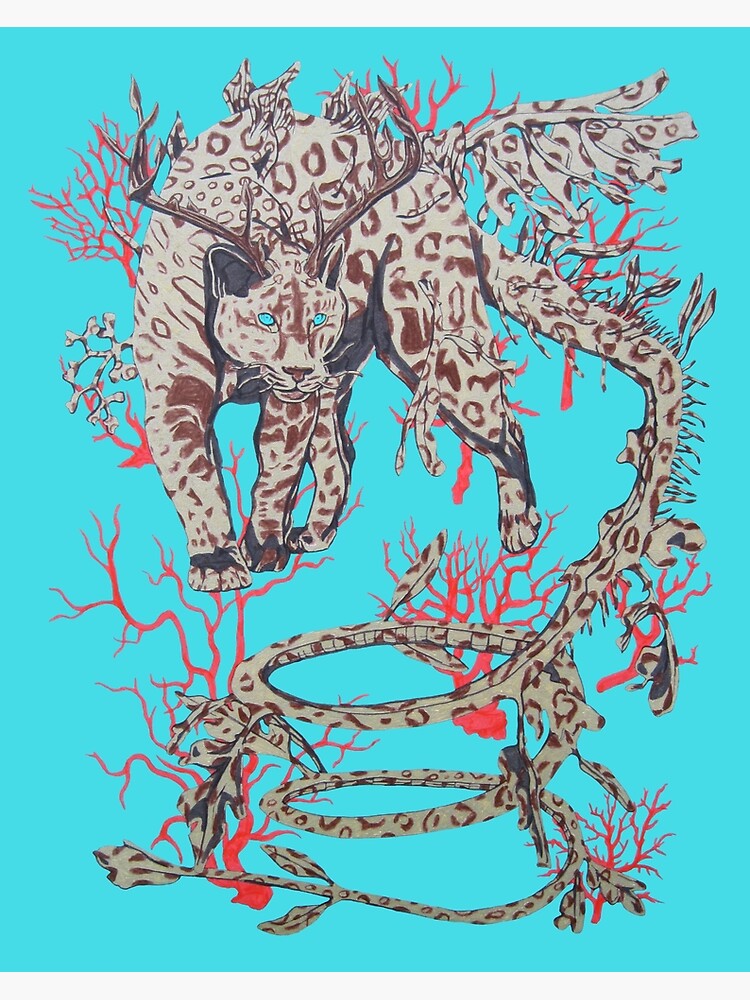 "Mishipeshu " Poster by RaLiz | Redbubble