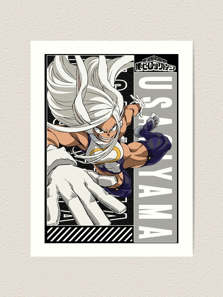"Mirko Rumi Usagiyama うさぎやま | My Hero Academia" Art Print for Sale by B ...