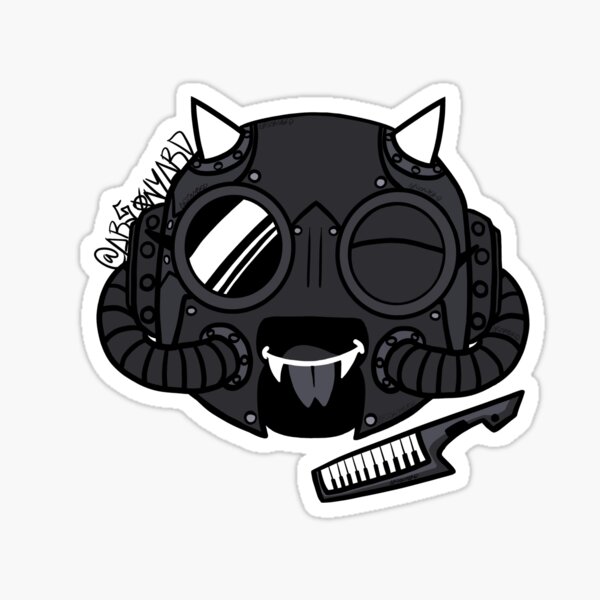 "Cirrus Ghoulette, band GHOST" Sticker for Sale by ARSONYARD | Redbubble