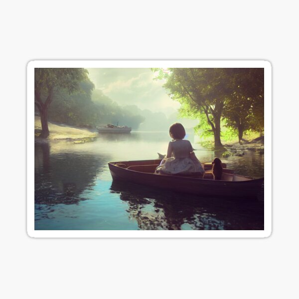 "Just Floating Down Stream" Sticker for Sale by MarkColeImaging | Redbubble