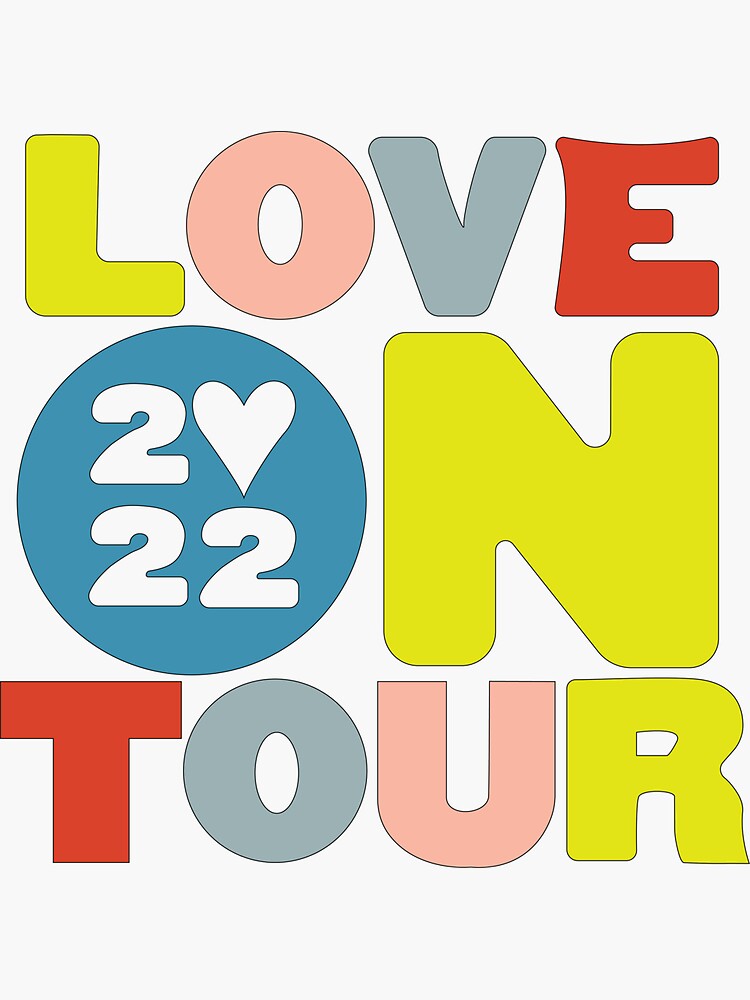 "Harry Styles Love On Tour" Sticker for Sale by SombreroDrew | Redbubble