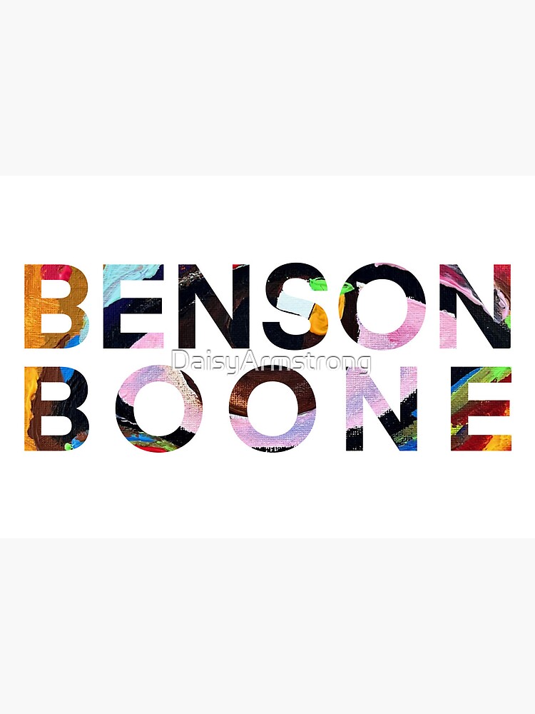 "BENSON BOONE" Art Board Print for Sale by DaisyArmstrong | Redbubble