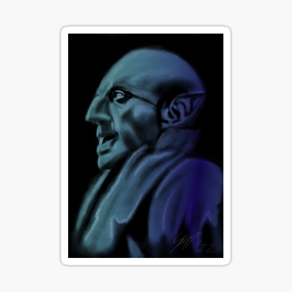"Graf Orlok (Digital Painting)" Sticker for Sale by Imago-Mortis ...