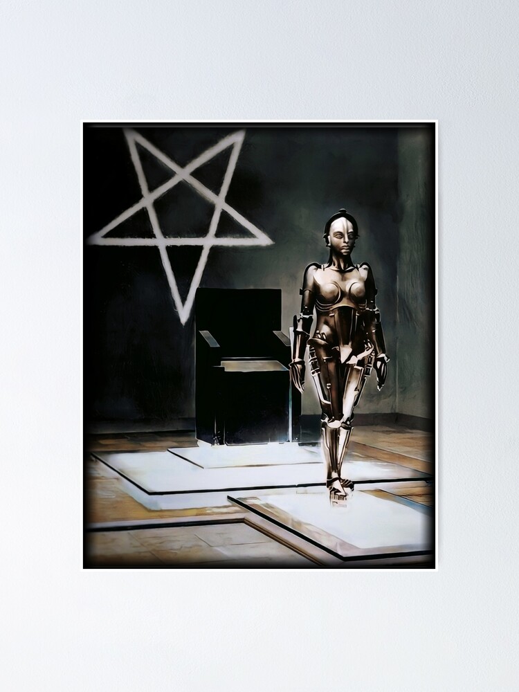 "Metropolis Brigitte Helm ROBOT MARIA" Poster for Sale by DTDStudios ...