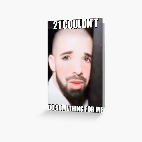 "Funny Kawaii Cute Anime Drake 21 Can you do sum" Greeting Card for ...