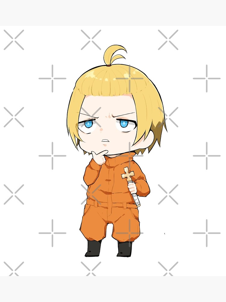 "arthur boyle - Fire force" Poster for Sale by MoEl-Art | Redbubble