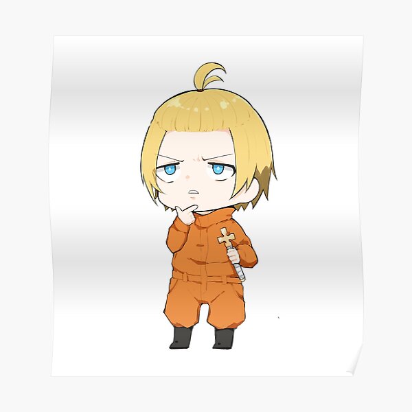 "arthur boyle - Fire force" Poster for Sale by MoEl-Art | Redbubble