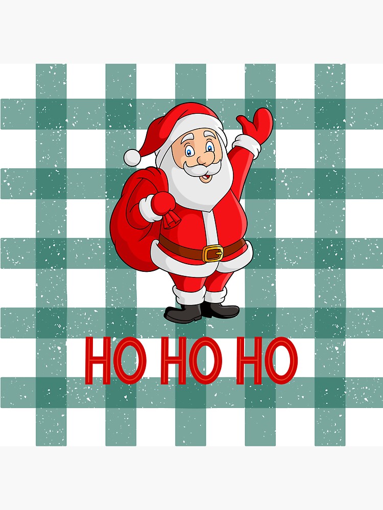 "Ho Ho Ho Merry Christmas Santa Claus" Sticker for Sale by chidiya1 ...