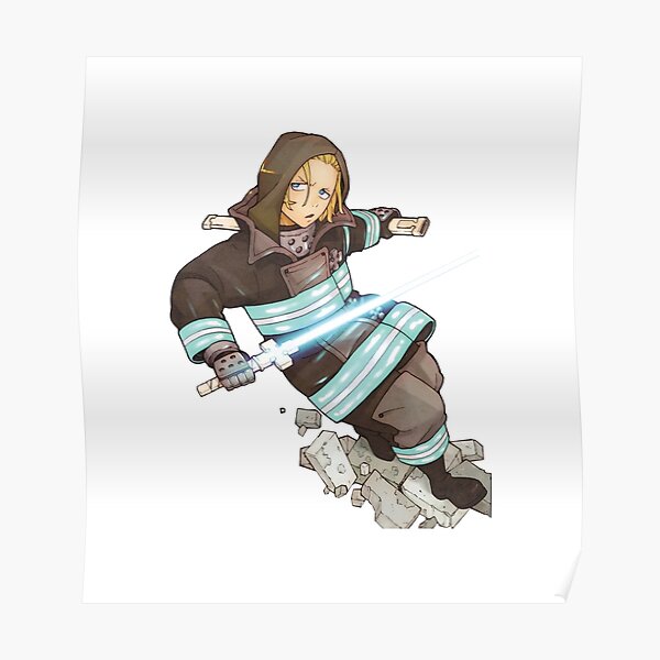 " arthur boyle - Fire force" Poster for Sale by MoEl-Art | Redbubble