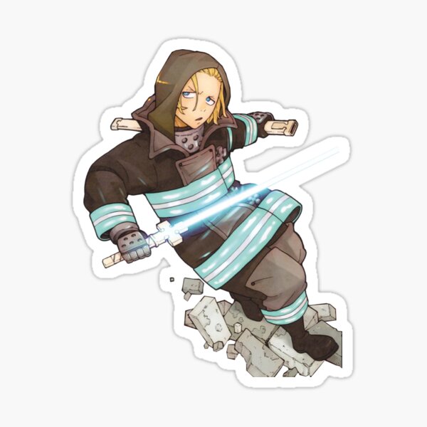 " arthur boyle - Fire force" Sticker for Sale by MoEl-Art | Redbubble