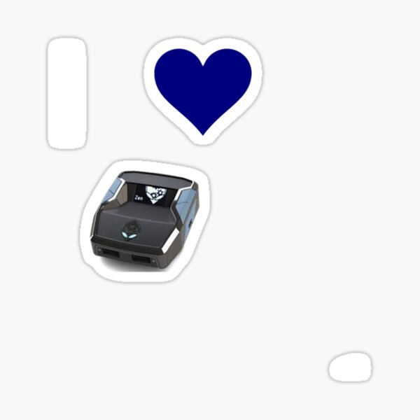 "I Heart Cronus Zen" Sticker for Sale by DesigningBad | Redbubble