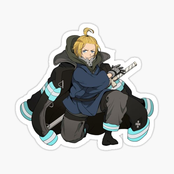 " arthur boyle - Fire force" Sticker for Sale by MoEl-Art | Redbubble