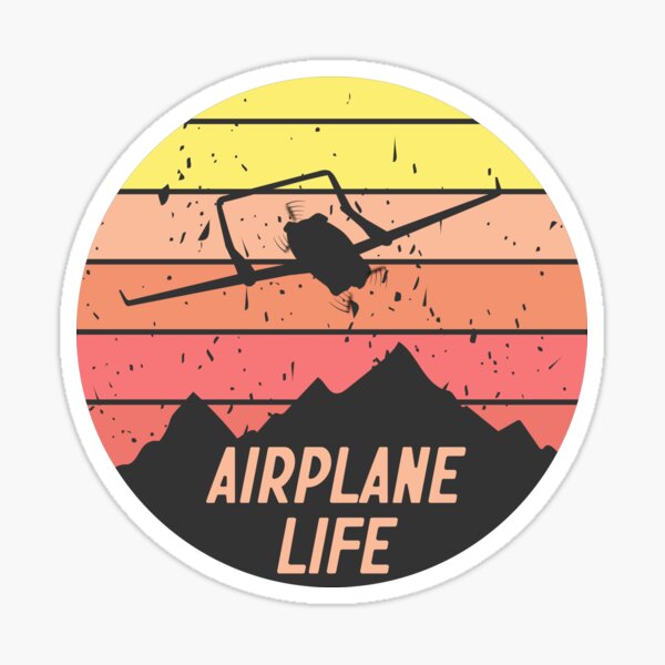 "Airplane Life Adam A500" Sticker for Sale by Intellectual-Ts | Redbubble