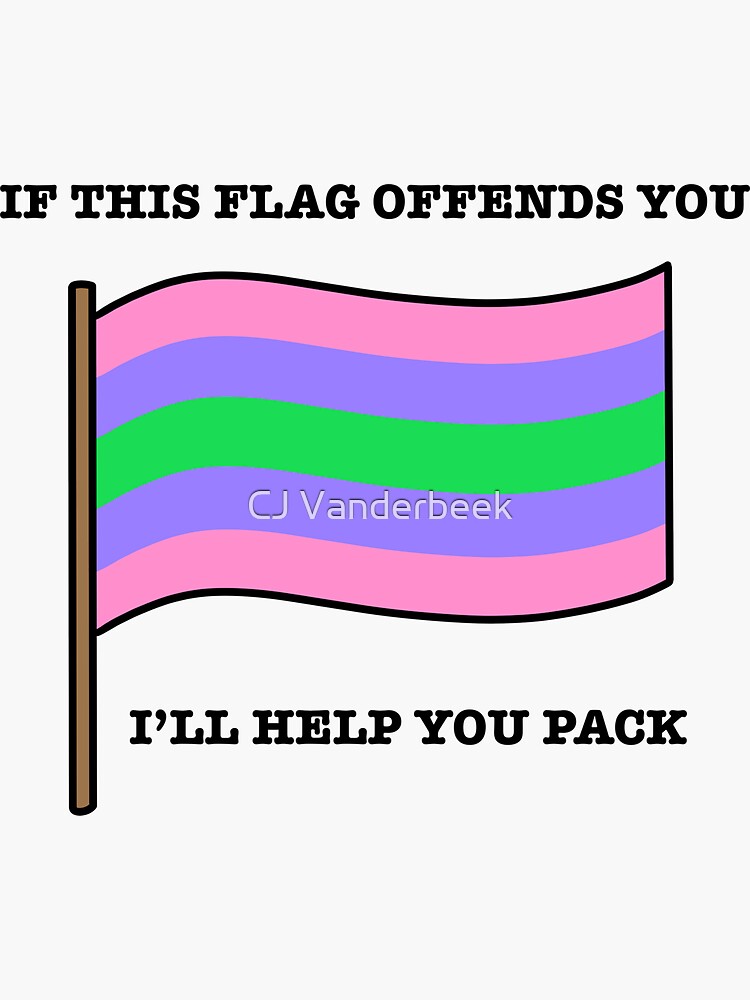 "Trigender If This Flag Offends You Parody" Sticker for Sale by ...