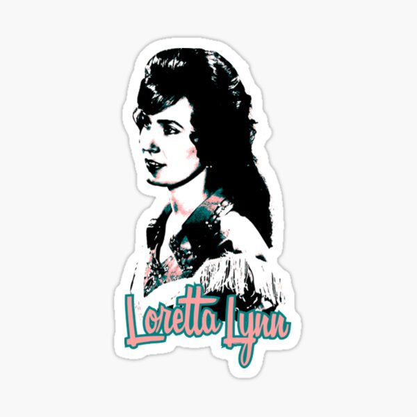 "Loretta Lynn Essential" Sticker for Sale by usvon | Redbubble