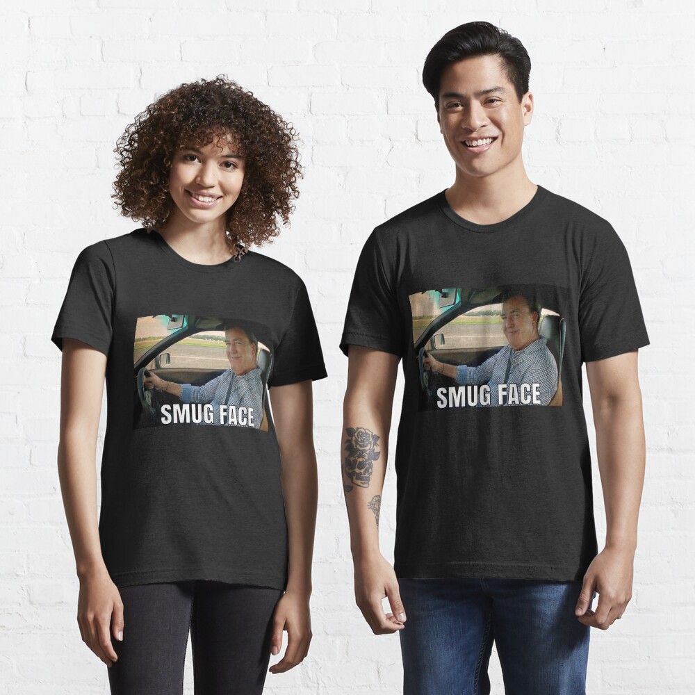 "Smug Face Merchandise" T-shirt for Sale by TheGrandTour02 | Redbubble ...