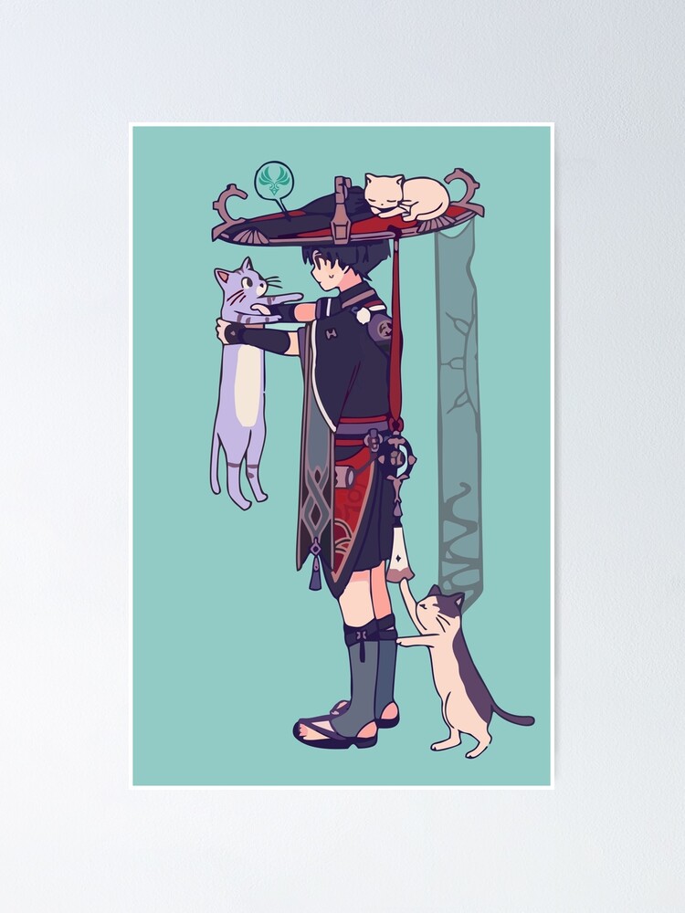 "Scaramouche Genshin Impact" Poster for Sale by Isilver-me | Redbubble
