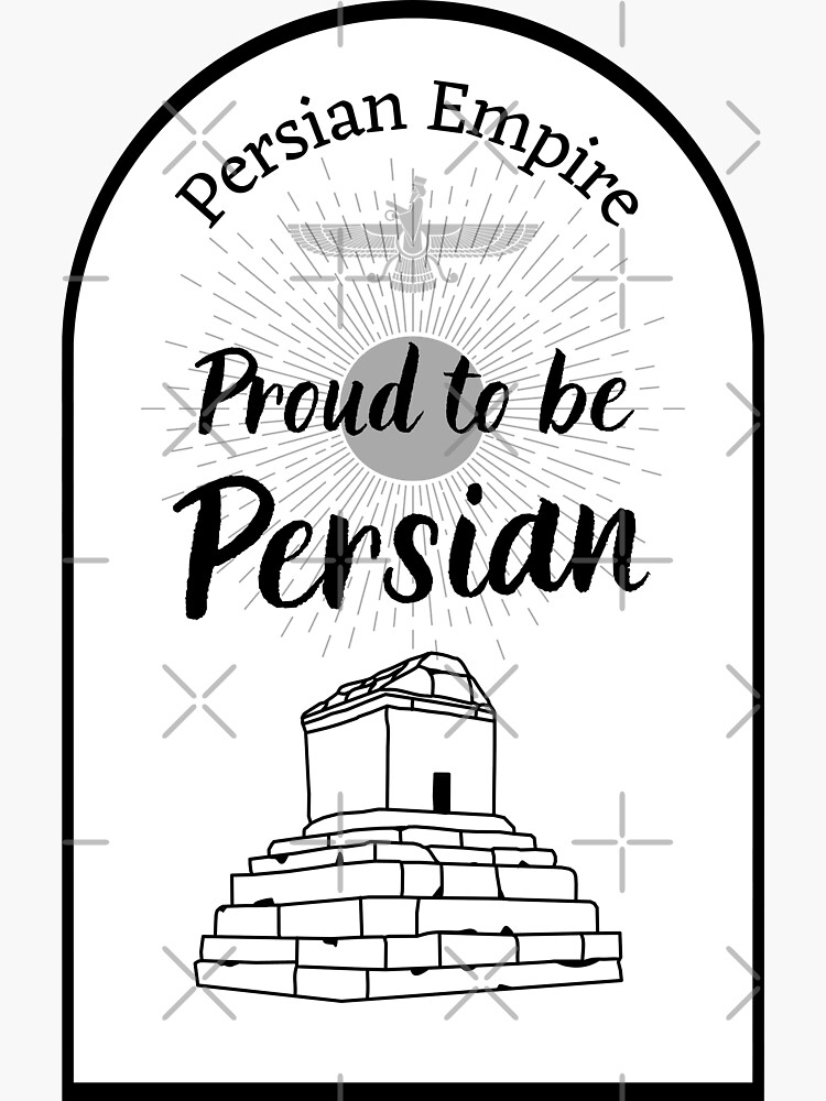 "Proud to be persian - Persian (iranian) sticker" Sticker for Sale by ...