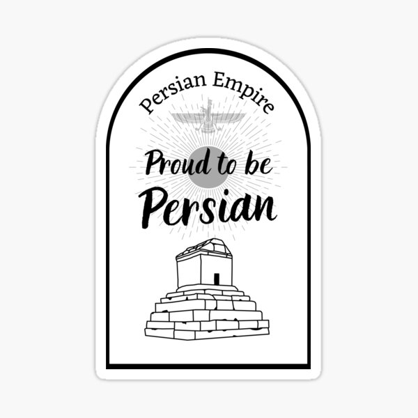 "Proud to be persian - Persian (iranian) sticker" Sticker for Sale by ...