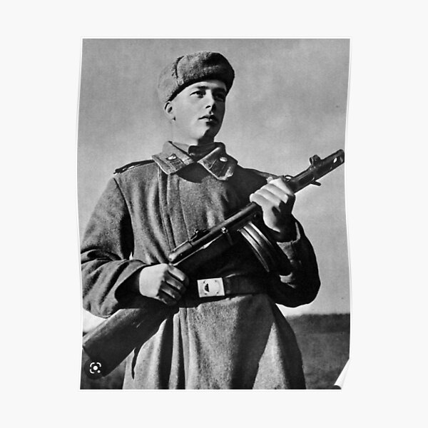 "Soviet Russian Soldier WW2 GPW" Poster for Sale by Msrblesalesman ...