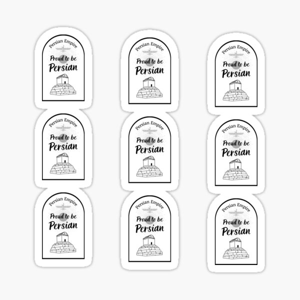 "Proud to be persian - Persian (iranian) sticker" Sticker for Sale by ...