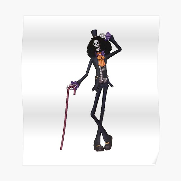 " Brook- One piece" Poster for Sale by MoEl-Art | Redbubble