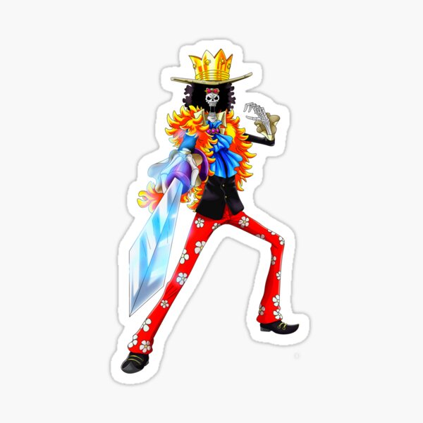 " Brook- One piece" Sticker for Sale by MoEl-Art | Redbubble