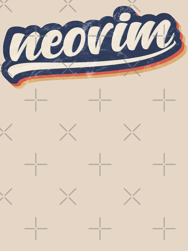 "NEOVIM retro vintage worn | neovim" T-shirt for Sale by typo-n-quotes ...
