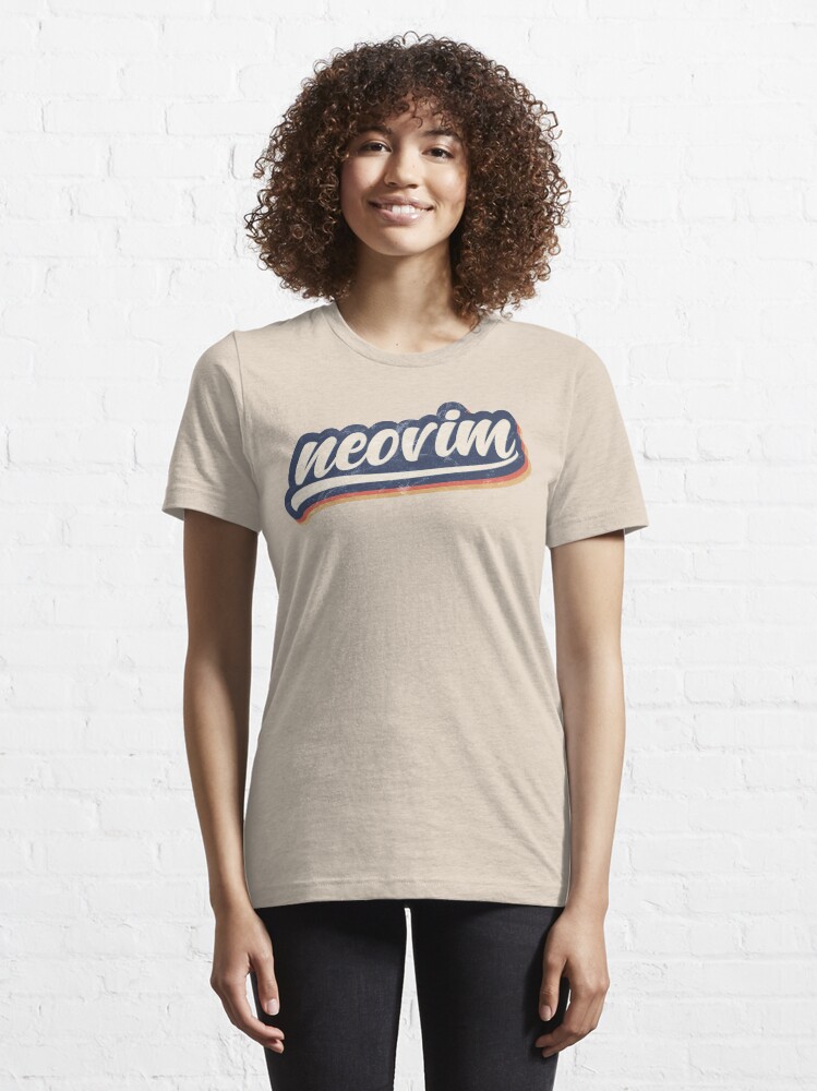 "NEOVIM retro vintage worn | neovim" T-shirt for Sale by typo-n-quotes ...