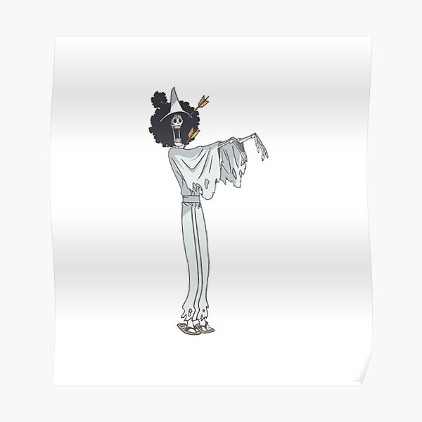 Brook One Piece Poster For Sale By Moel Art Redbubble