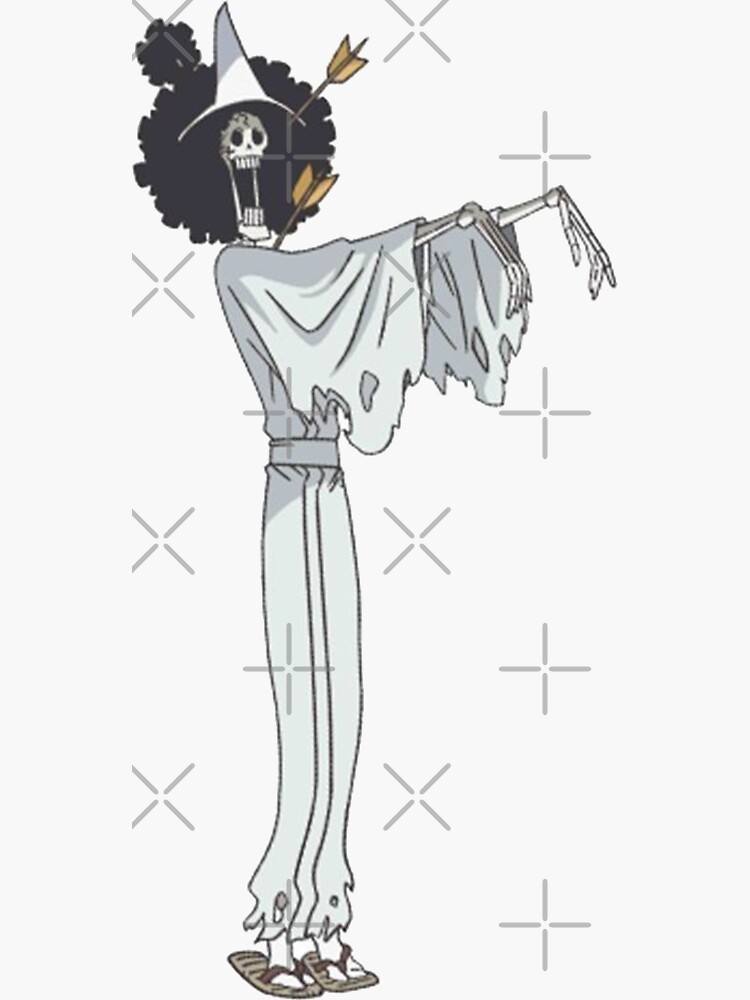 " Brook- One piece" Sticker for Sale by MoEl-Art | Redbubble