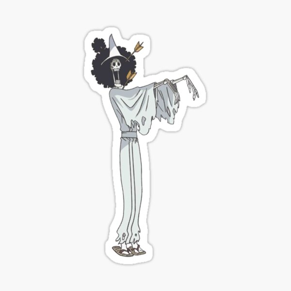 " Brook- One piece" Sticker for Sale by MoEl-Art | Redbubble