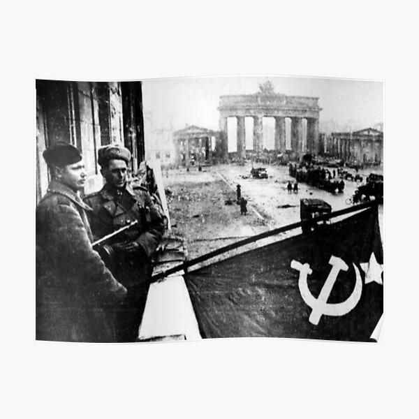 "Soviet Flag raising WW2 GPW" Poster for Sale by Msrblesalesman | Redbubble