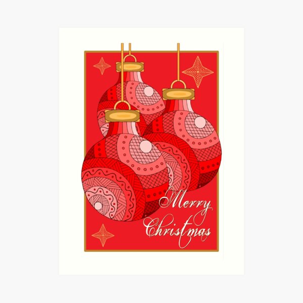 "Christmas Baubles - Australian Aboriginal Art" Art Print by wigilwigil ...