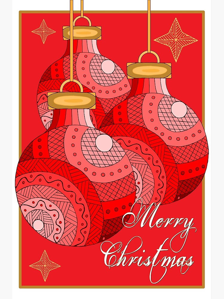 "Christmas Baubles - Australian Aboriginal Art" Poster for Sale by ...