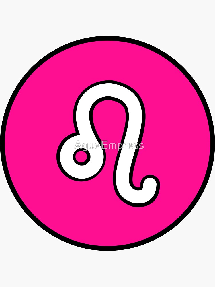 "Retro Bubble Gum Leo" Sticker for Sale by AguaEmpress | Redbubble