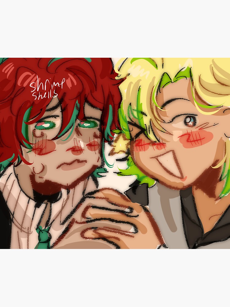 "Doppo and Hifumi Hypnosis Mic" Sticker for Sale by ShrimpShells ...