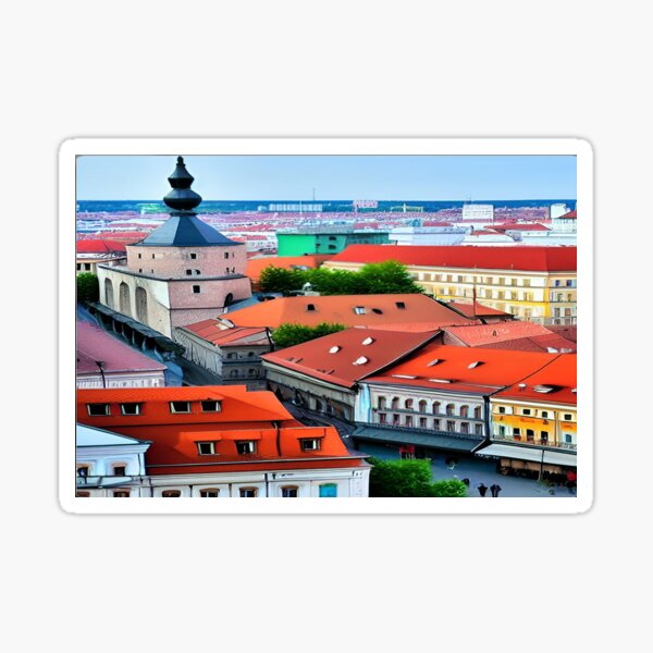 "Novi Sad ai art" Sticker for Sale by Mirex88 | Redbubble