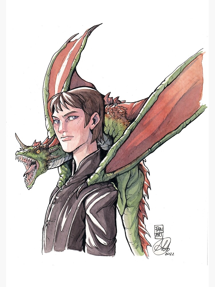 "Jacarys Velaryon Fanart" Art Print for Sale by MayetArtist | Redbubble