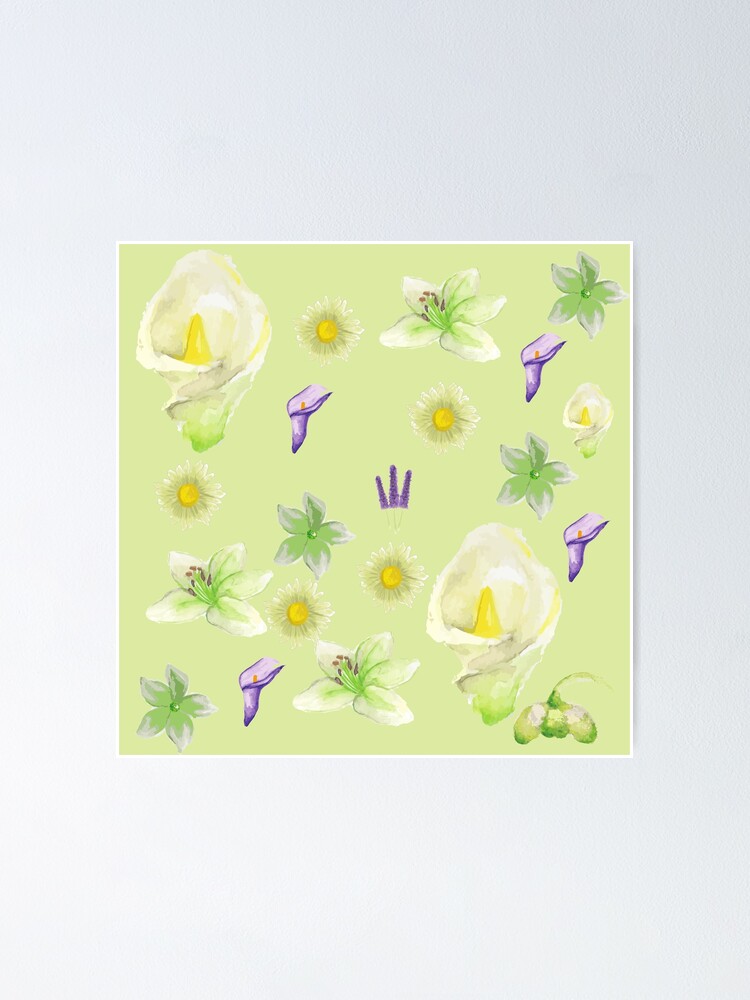 "Aesthetic vsco summer flower, Nature True Color" Poster for Sale by ...