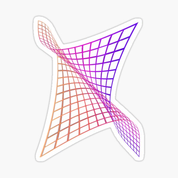 "Aesthetic wave grid" Sticker for Sale by SenaBektas | Redbubble