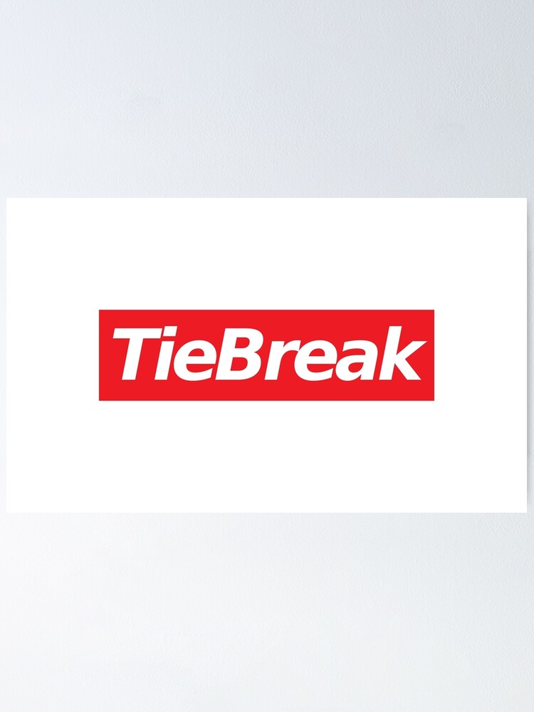 "Tie-Break Tennis - Box logo" Poster for Sale by TieBreak-Tennis ...