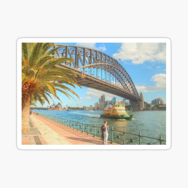 "Our Beautiful Harbour" Sticker by Michaelm43 | Redbubble
