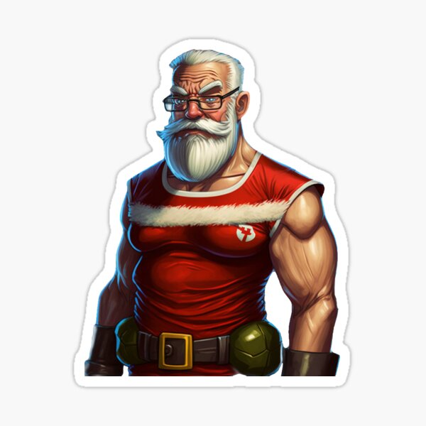 "Old Santa is always well prepared for any situation, maybe he was a ...
