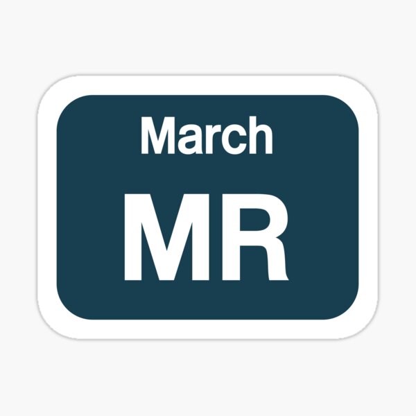 "March Depot Logo Sticker" Sticker for Sale by RailGoods | Redbubble