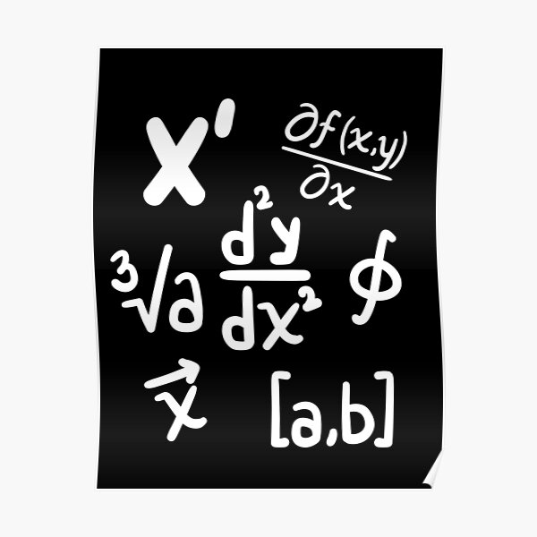 "Antique Math! On red bubble" Poster for Sale by JoyButik | Redbubble