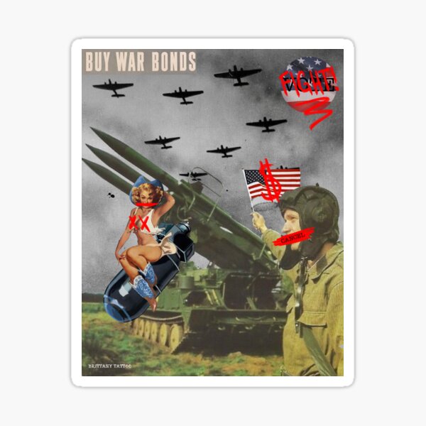 "Propaganda" Sticker for Sale by BrittanyTattoo | Redbubble