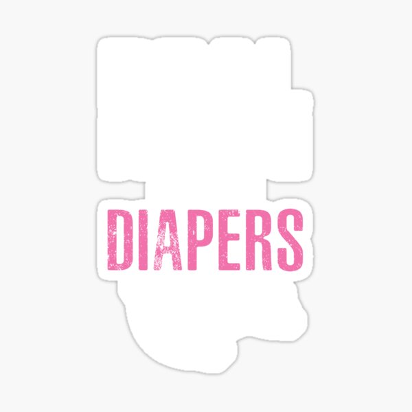 "Real Men Change Diapers" Sticker for Sale by overstyle | Redbubble