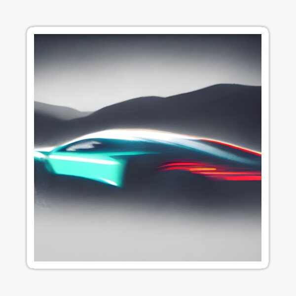 "lightning super sports car" Sticker for Sale by ArtisticVlad | Redbubble